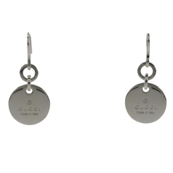 Gucci | Jewelry | Gucci Trademark Piercing Logo Round Silver925 | Poshmark